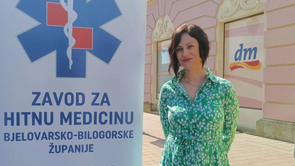 Zavod za hitnu medicinu BBŽ-a preuzela Iva Plevnik Žaja: "Dovest ću ...