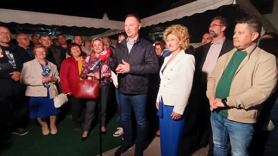 Marko Marušić i HDZ slave: ''Ostvarili smo povijesnu pobjedu ...